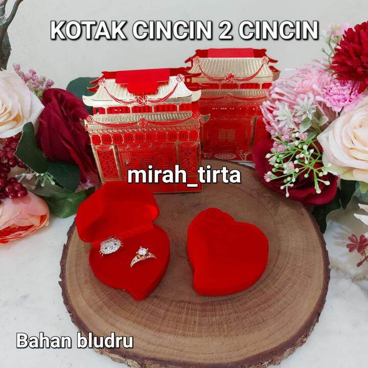 KOTAK CINCIN NIKAH. KOTAK CINCIN KAWIN . KOTAK CICIN 2 CINCIN . BOX ...