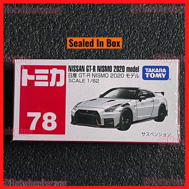 Tomica Nissan GTR Nismo 2020 R35 Model White Nismo GTR Diecast Nissan Skyline GTR Collections ...