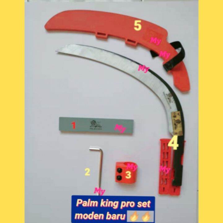 Palm king pro set moden baru ,sabit sawit sabit kelapa | Lazada