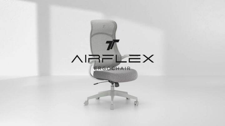 TT AIRFLEX Ergochair เก้าอี้คอม นั่งสบาย เอียงสูงสุด 121° พนักพิงเป็น ...