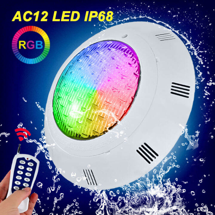 45W Swimming Pool Light Underwater Light RGB LED Waterproof IP68 AC12V hotel holiday village ...