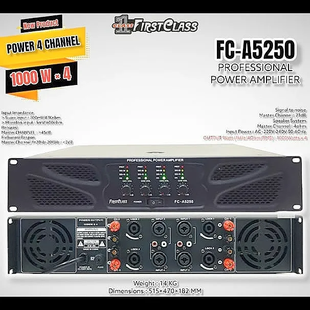 Power Amplifier Firstclass Fc A5250 Original | Lazada Indonesia