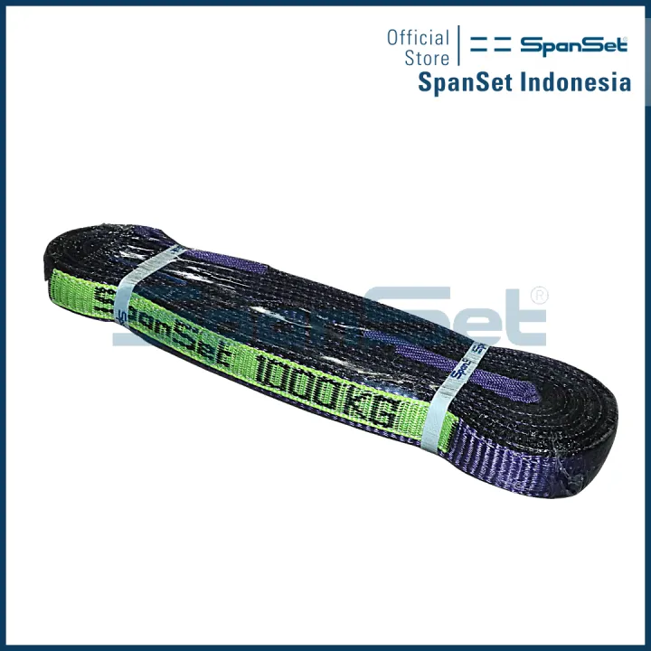 SpanSet Webbing Sling Tali Angkat Tali Sabuk Pengangkat Barang 1 Ton ...