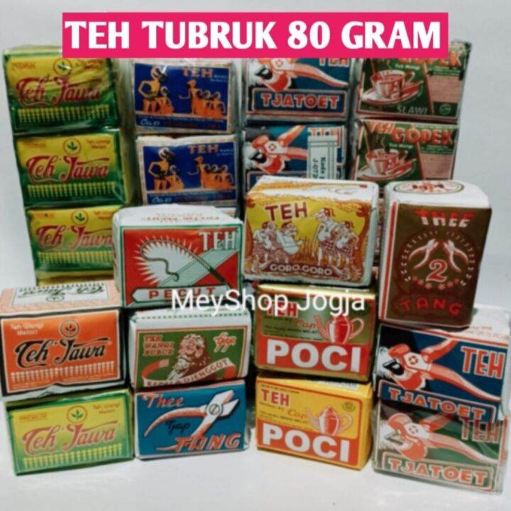 17 PILIHAN TEH TUBRUK BESAR 1 PACK ISI 5 BUNGKUS x 80 GRAM | Pendawa ...