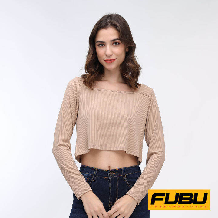 Fubu Girls Square Neck Long Sleeve C-top QST23-0028 | Lazada PH