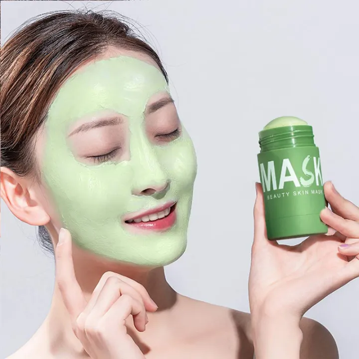 Solid Mask Stick Deep Cleaning Pores Mud Mask Anti-Acne Purifying Clay ...