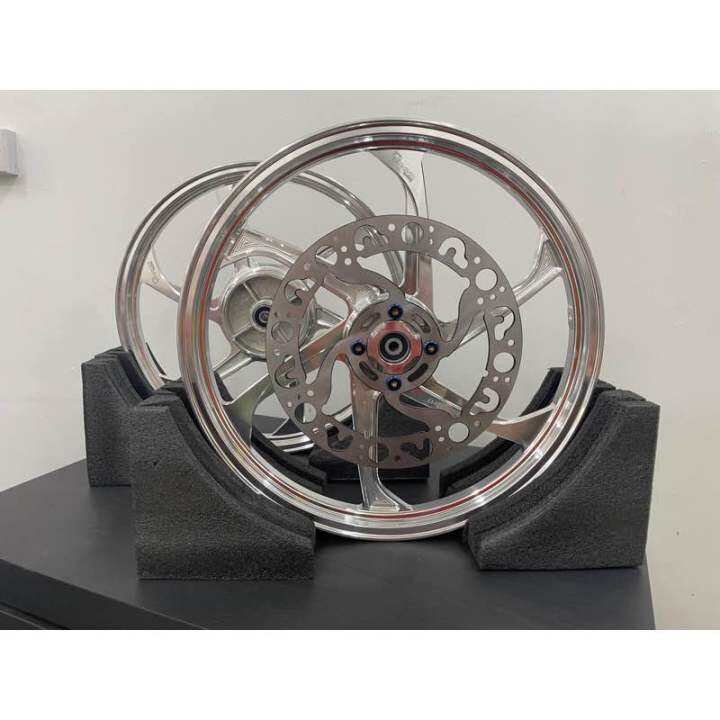 SPORT RIM CNC RHINO RACING FULL CNC RS150 Y15 Y125ZR LC135 3 BATANG 6 ...