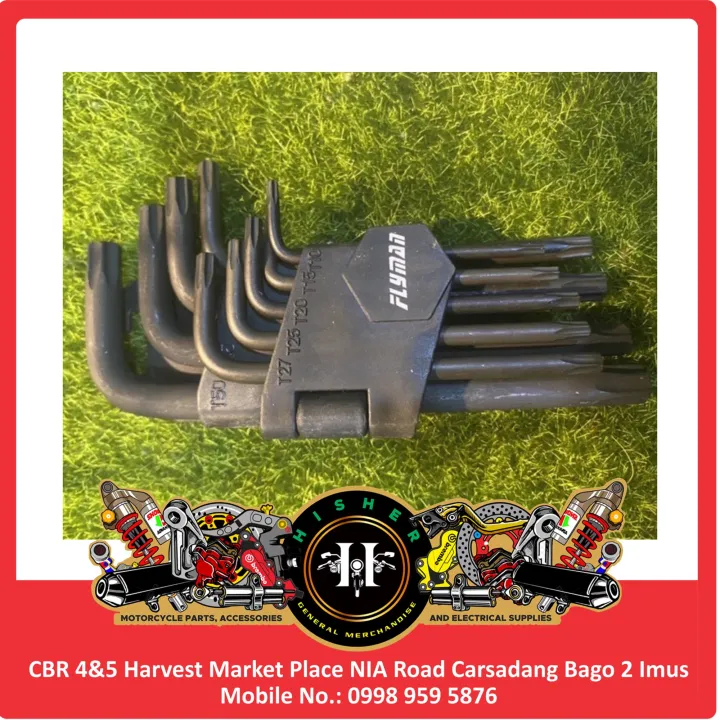 Flyman Star Allen Wrench Long 9pcs | Lazada PH