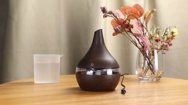 💕โปรกระแทกใจ💕Mini Aroma Diffuser เครื่องเพิ่มความชื้น เครื่องพ่นควันอโรม่า ขนาด 300 ml. กะทัดรัด ...