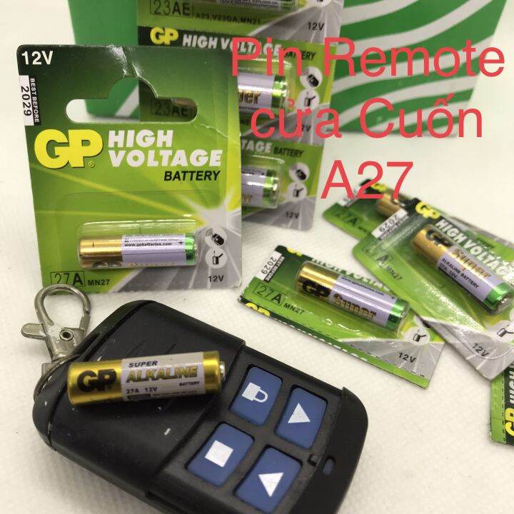Pin Remote cửa cuốn A27 (27A) GP 12V dùng cho chuông cửa, cửa cuốn | Lazada.vn