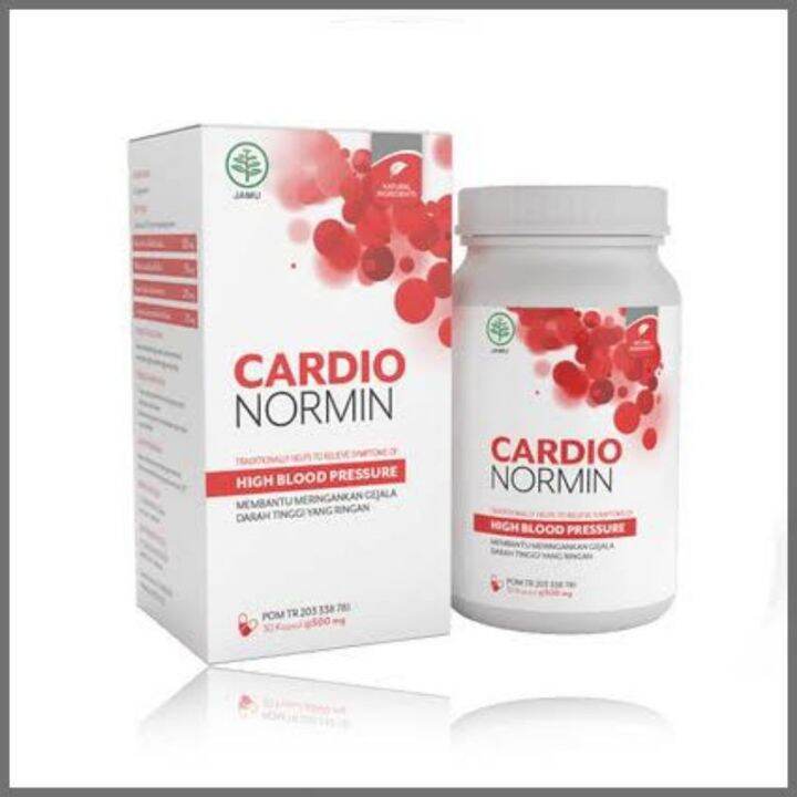 CARDIO NORMIN Original Herbal Obat Hipertensi Dan Kolestrol | Lazada ...
