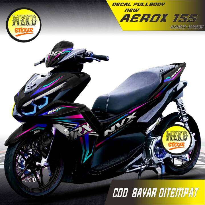 Stiker Fullbody Aerox New 155 Connected lis Bunglon Design 2023 ...