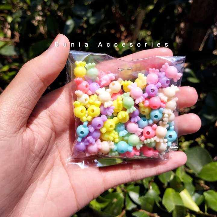 25g - Manik Manik Permen Dof Warna Pastel/Mote Permen | Lazada Indonesia