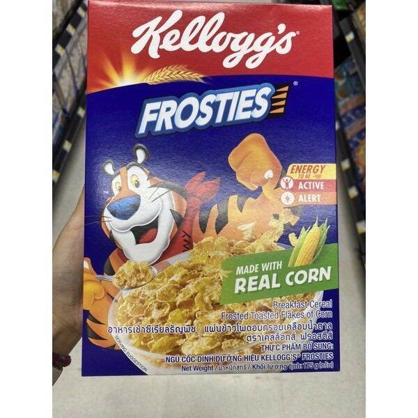 Kellogg ‘s Frosties Breakfast Cereal Frosted Toasted Flakes Of Corn 175 ...