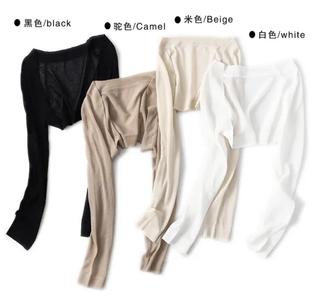 เสื้อคลุมไหล่ผ้าไอซ์ซิลค์ถักเอวสูงสำหรับผู้หญิงชุดเดรสแขนยาวพร้อมสาย ...