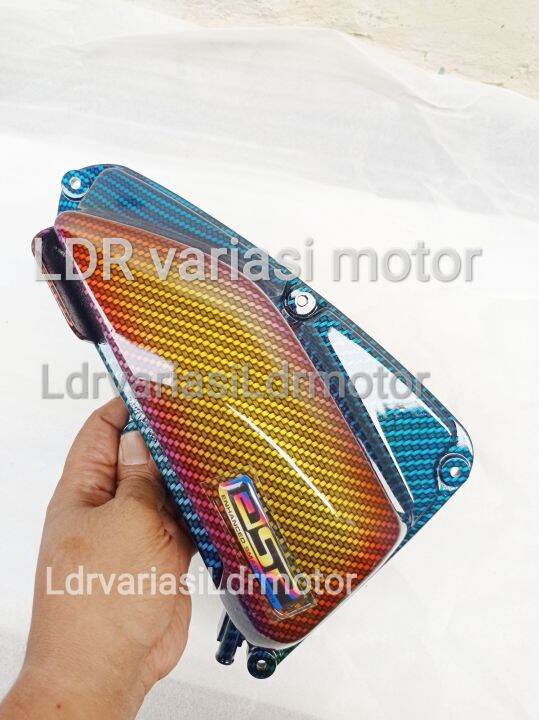 Tutup Filter Udara Carbon Genio Beat Deluxe Karbon Twotone | Lazada ...