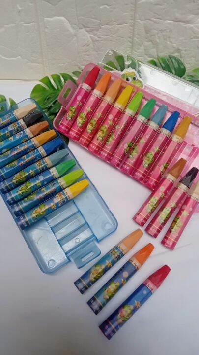 CRAYON KRAYON BESAR / OIL PASTEL 12 WARNA | Lazada Indonesia