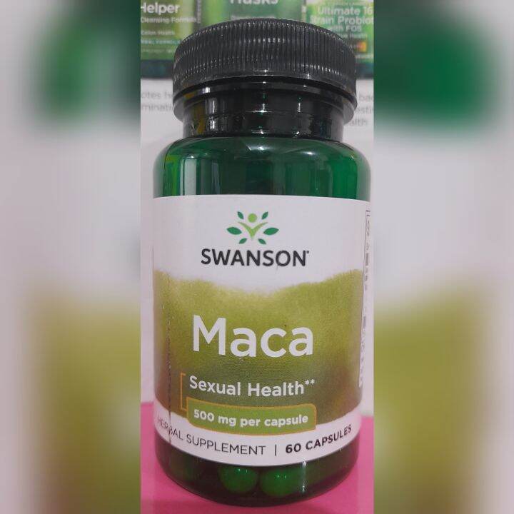 Maca Root Extract 500mg 60 Capsules EXPIRY: January 2025 Swanson Sexual ...