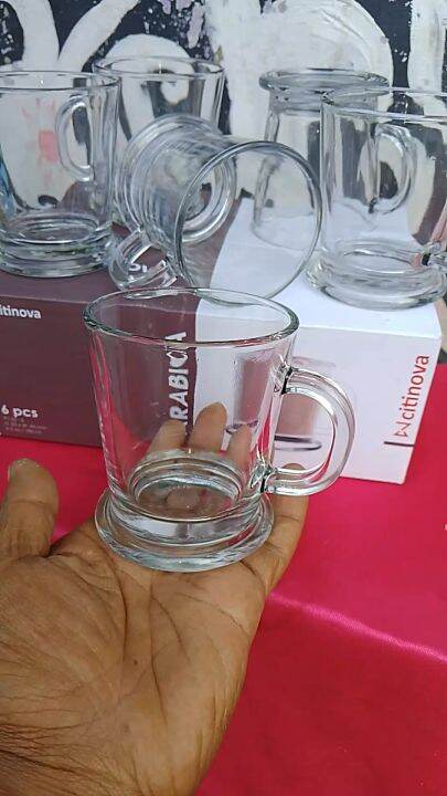 Gelas Kaca Coffee, Arabica Citinova 1box (isi 6 pcs) | Lazada Indonesia
