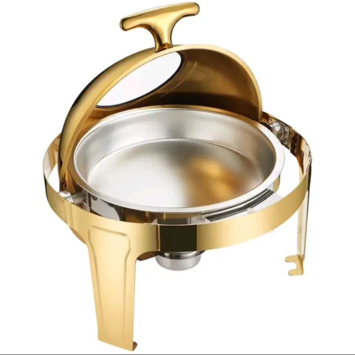 Round Golden Chafing dish 6Liters Capacity | Lazada PH