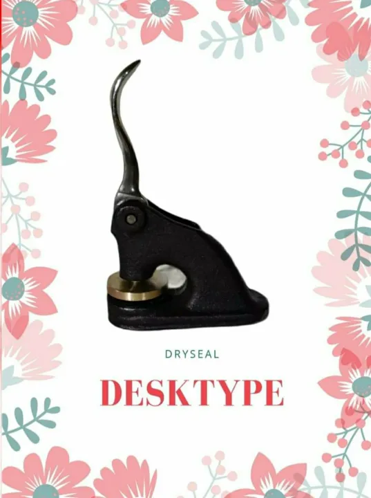 Dryseal available Desktype Manual engrave Professional | Lazada PH