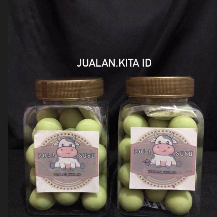 BOLSU / BOLA SUSU VIRAL RASA MATCHA 200GR , BOLSU PERMEN SUSU JADUL ...