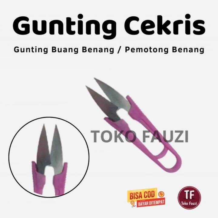 gunting cekris benang jahit / Gunting buang benang | Lazada Indonesia