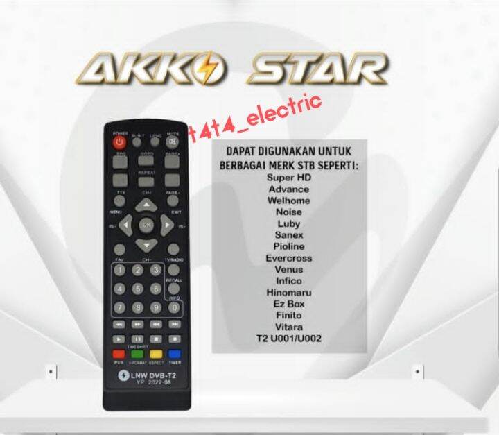 REMOTE STB LUBY, DLL MERK AKKO STAR | Lazada Indonesia
