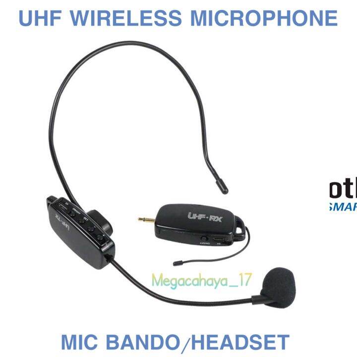 Mikrofon Wireless Headset Bandu Mini For Guide Tour - W01 / Mic Bando ...