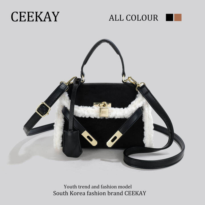 Ceekay ออกแบบเองสำหรับคนกระเป๋าเคลลี่ขนฟูๆสำหรับผู้หญิงของขวัญวันเกิด ...