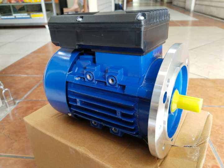 Dinamo electric motor 1 hp 1 phase induction motor 1 pk 220v dinamo 0.75 kw flange B5 | Lazada ...