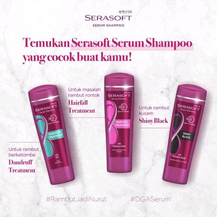 SERASOFT Shampoo Shampo Sampo 170 ml | Dandruff Treatment - Hairfall ...