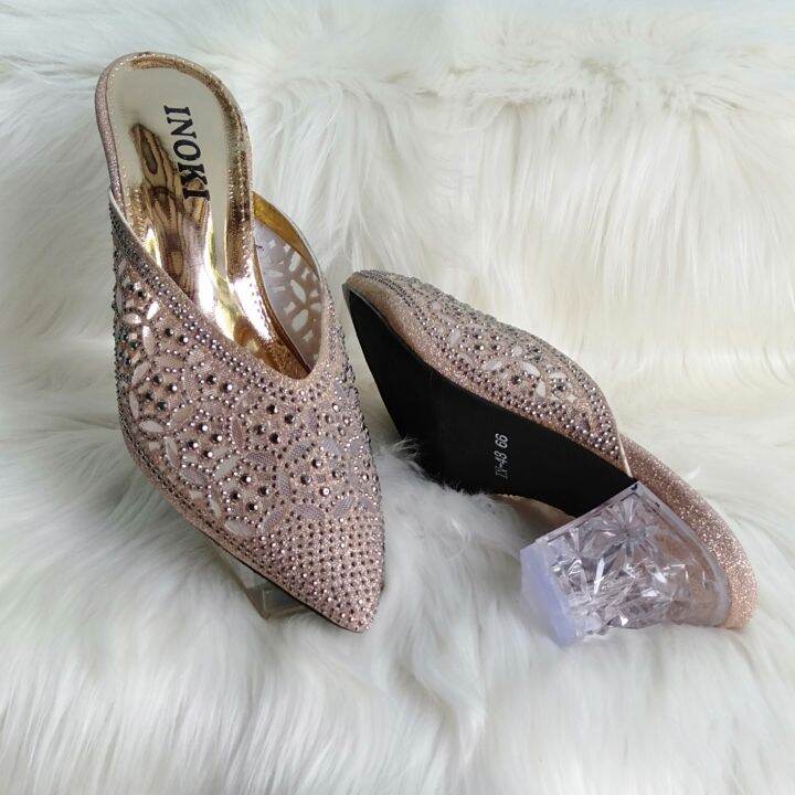 (NEW) SENDAL PESTA HAK 5CM 48-66 | Lazada Indonesia