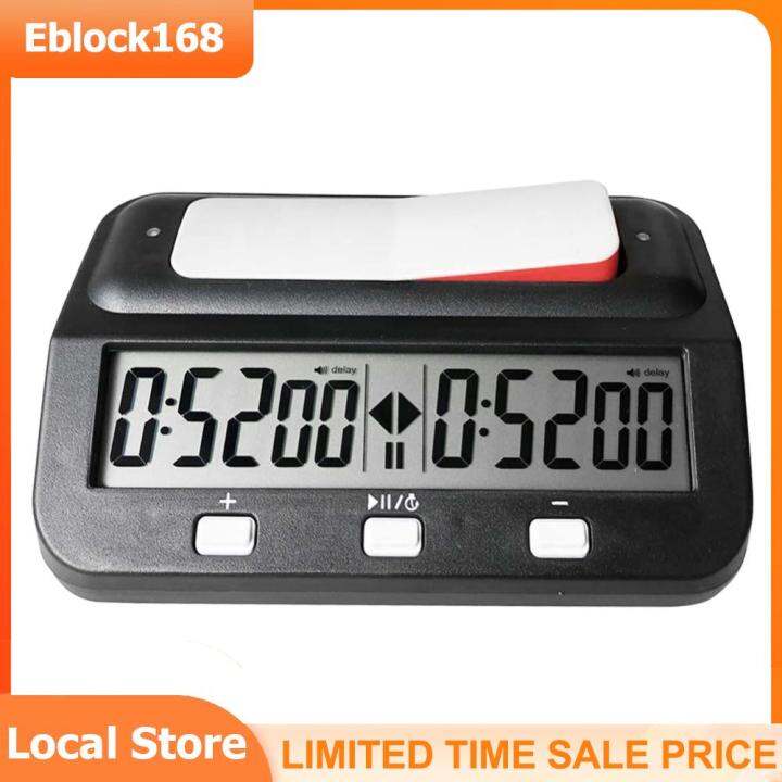 International Chess Clock Timer Digital Count Down Up Chess Game Stopwatch | Lazada PH