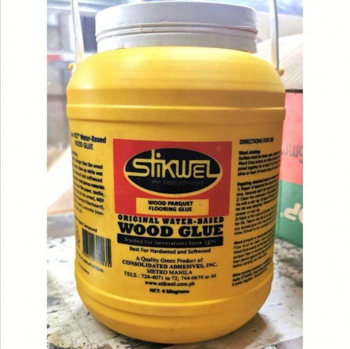 Stikwel Adhesive Wood Parquet Glue 4kg Stickwel Stickwell Stikwell ...