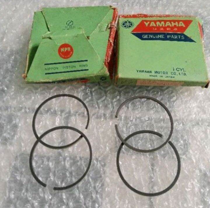 ring piston seher Yamaha AS3 RX125 TWIN os STD original | Lazada Indonesia