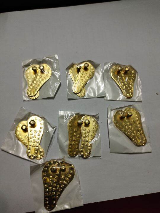 Shirdi baba Patham small gold colour | Lazada