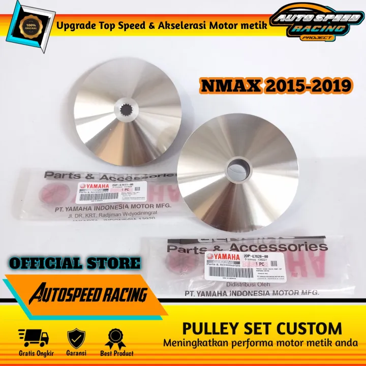 Pulley set custom rumah roller racing custom NMAX 2015-2019 Kode 2DP ...