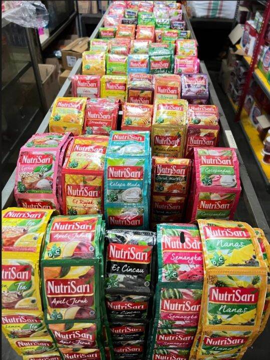nutrisari rencengan isi 10 sachet/jajanan ringan cemilan | Lazada Indonesia