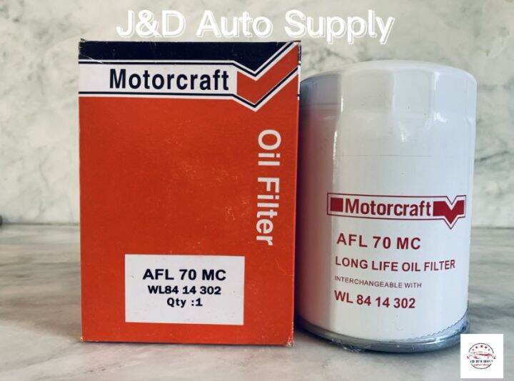 Motorcraft, Oil Filter OEM AFL 70 MC, Part No. WL84 14 302, for Ford ...