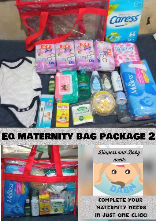 EQ Hospital bag maternity package 2 | Lazada PH
