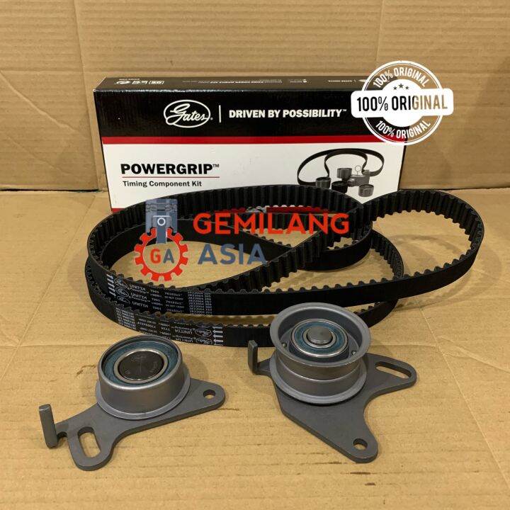 TIMING BELT KIT SET L039 L300 DIESEL L200 STRADA 4D56 ORIGINAL ASLI ...