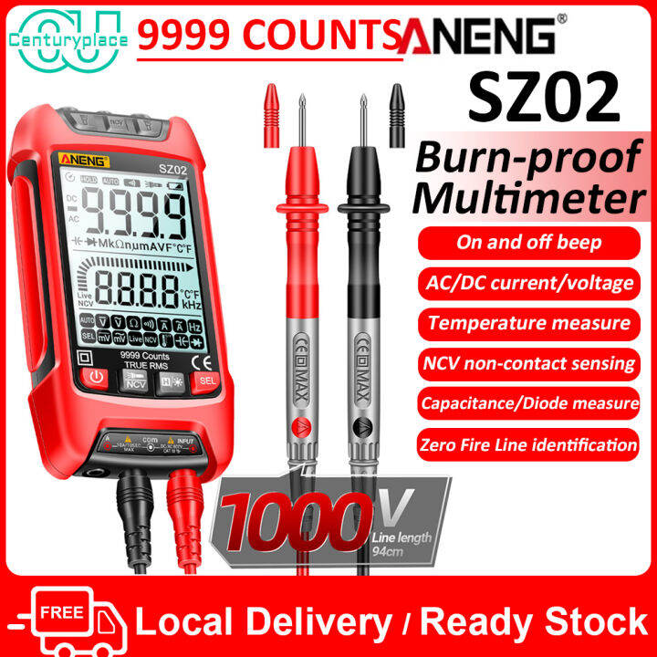 ANENG SZ01 6000 Counts Smart Digital Multimeter True RMS AC/DC Current ...