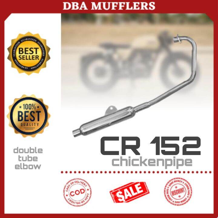 CR 152 - Cafe Racer - CHICKENPIPE Keeway BOTTLE PIPE - STAINLESS ...
