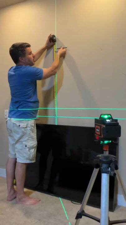 Yelong Waterpass Laser Digital Multifungsi Projector Self Leveling 3D ...