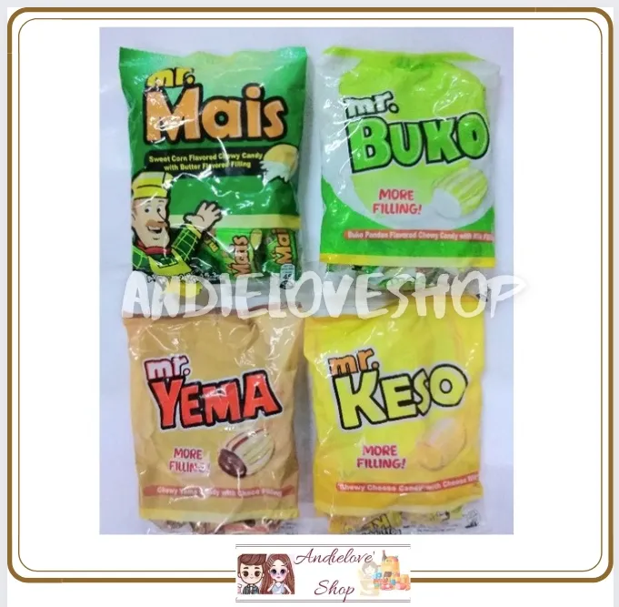 [FOOD] Assorted ( Mr. yema , Mr. Keso, Mr. Keso, Mr. Melon, Mr. Buko ...