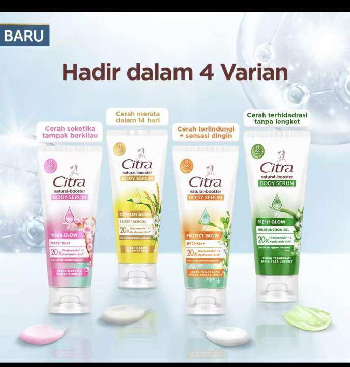 Citra Natural Booster Body Serum Complete Glow / Body Serum Cita / Body ...
