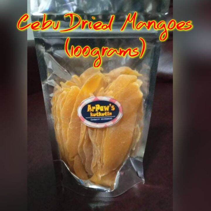 Cebu Dried Mangoes in a Pouch (100grams) | Lazada PH