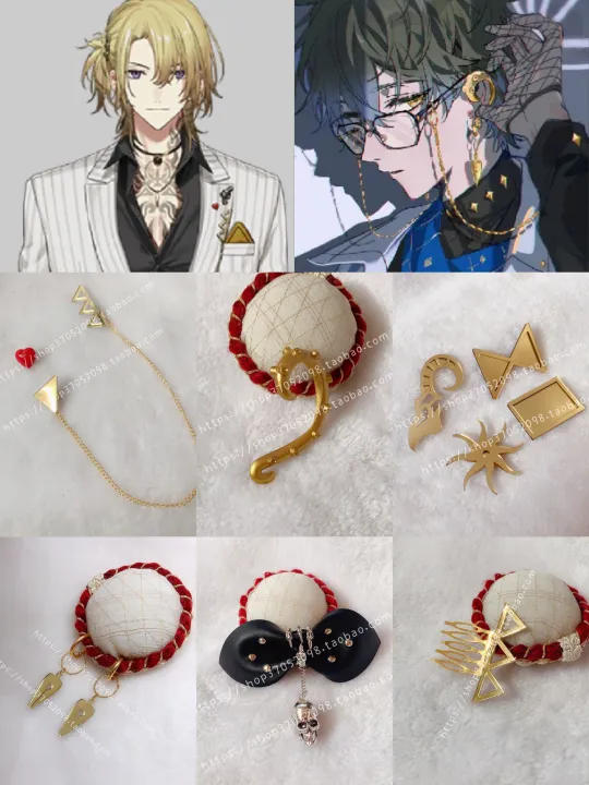 Cos Rainbow Club Luxiem Eardrops Ike Eveland Brooch Luca Kaneshiro ...