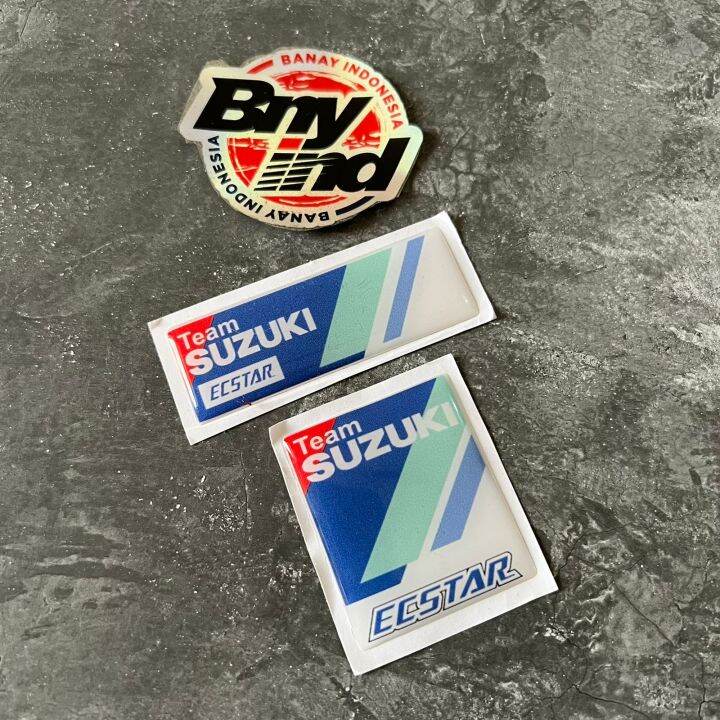 Stiker Sticker Emblem Team SUZUKI ECSTAR timbul | Lazada Indonesia